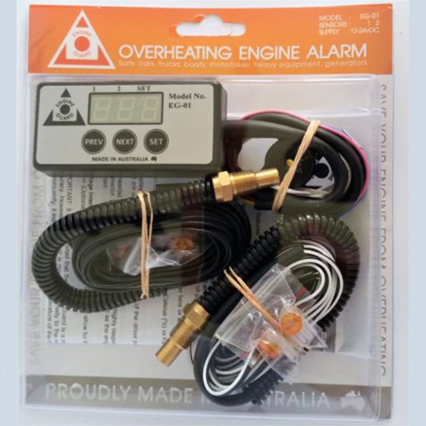 EG01 / 05 – Display with 2 x Fluid / Coolant Sensors (in-line hose ...